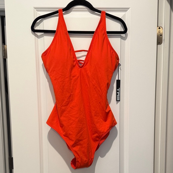 Ta3 | Swim | Nwt Ta3 Plungey Suit Fire Size Large Reglong Torso | Poshmark